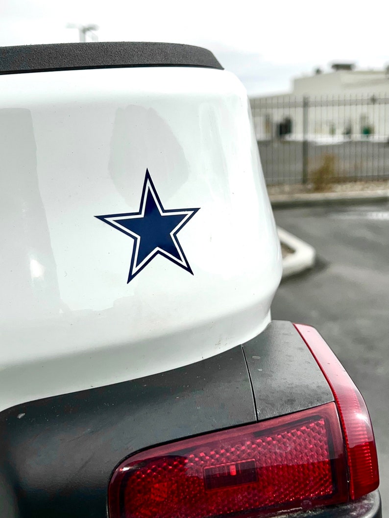 Star Vinyl Decal Sports Sticker Football, Baseball, Softball, for ...