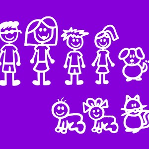 Cool Family Decal for Car Window, Bumper, Flask, Laptop, Gift for Mom ...