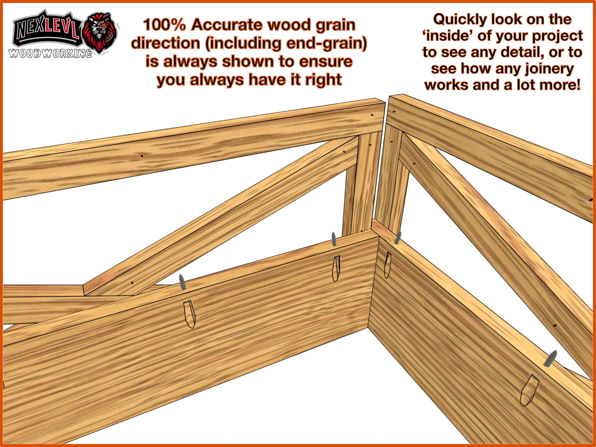 3D Woodworking Plans Collapsible Tree Collar Plans for Christmas Tree ...
