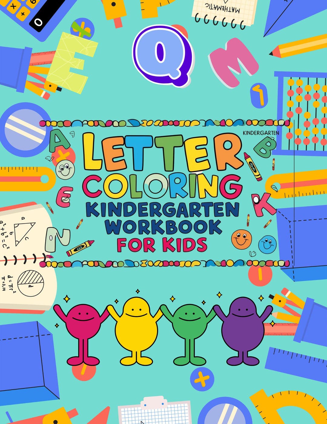 Letter A Coloring Book for Kids - Etsy
