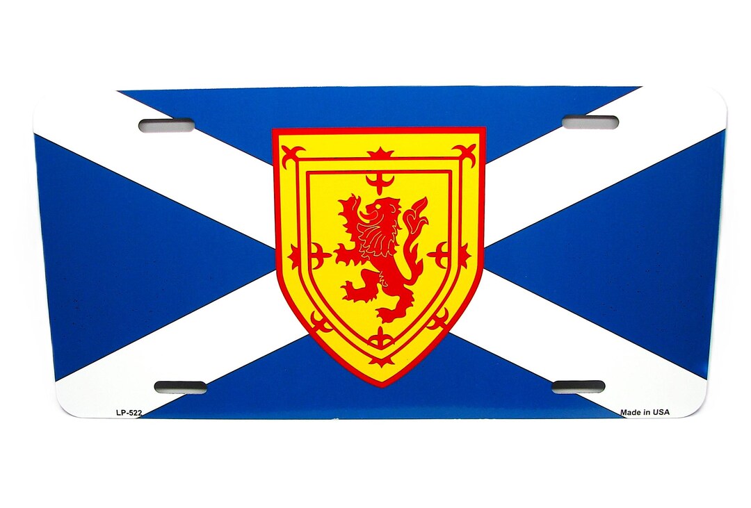SCOTLAND, SCOTTISH Flag Metal Car Novelty License Plate. St Andrew's ...