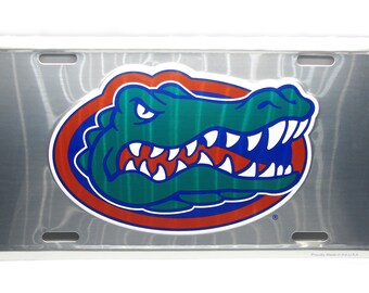 Florida Gators Gator Head License Plate - Etsy