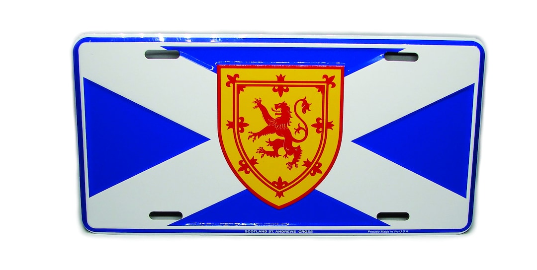 Scotland Scottish Flag St Andrew's Cross Scottish Royal Arms 3D ...