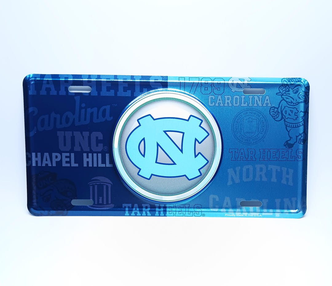 Officially Licensed Tar Heels University of North Carolina 3D EMBOSSED ...