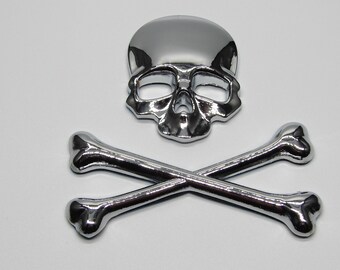 Skull and Crossbones Small 12 Pack Each Decal 2 X - Etsy