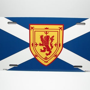 SCOTLAND, SCOTTISH Flag Metal Car Novelty License Plate. St Andrew's ...