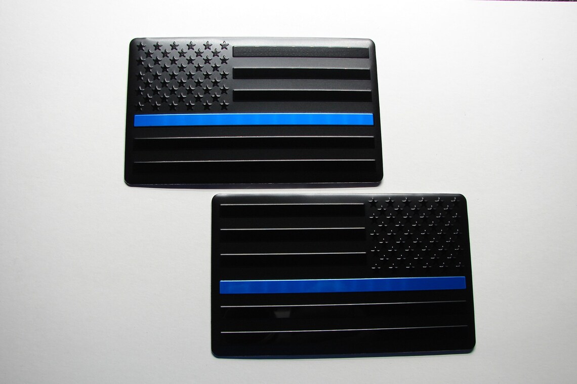 Thin Blue Line Police Law Enforcement AMERICAN TACTICAL FLAG - Etsy
