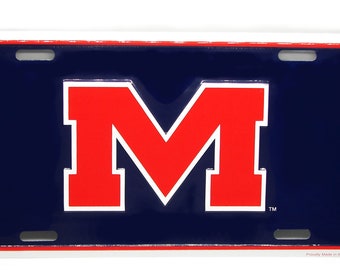 Ole Miss License Plate Tag Frame NCAA - Etsy