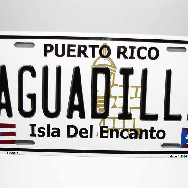 Puerto Rico Isla Del Encanto License Plate - Etsy