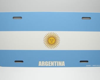 Argentina License Plate - Etsy