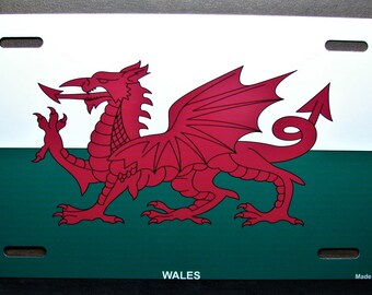 Welsh License Plate - Etsy