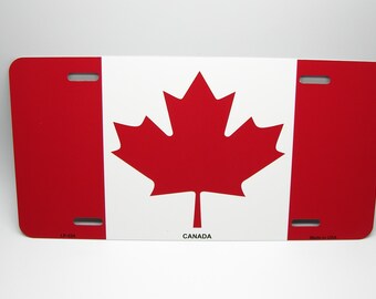 Camo Canada Flag License Plate Canadian Maple Leaf Auto Tag Camouflage ...
