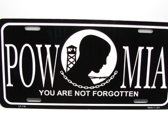 Pow Mia License Plates - Etsy