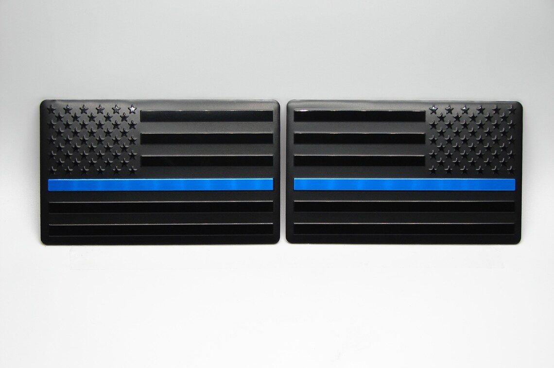 Thin Blue Line Police Law Enforcement AMERICAN TACTICAL FLAG - Etsy