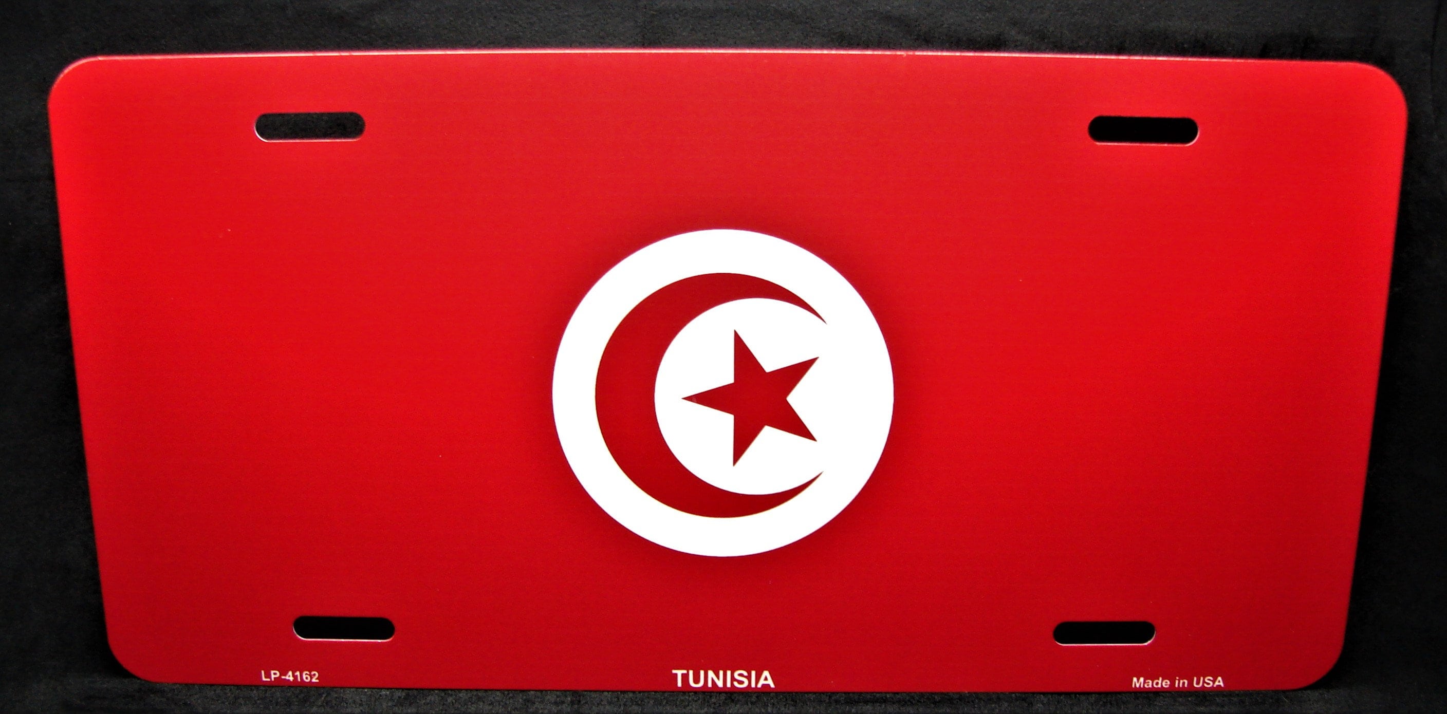 TUNISIAN TUNISIA FLAG Metal Car License Plate Auto Tag - Etsy