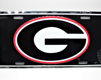 Georgia Bulldogs Car Tag - Etsy