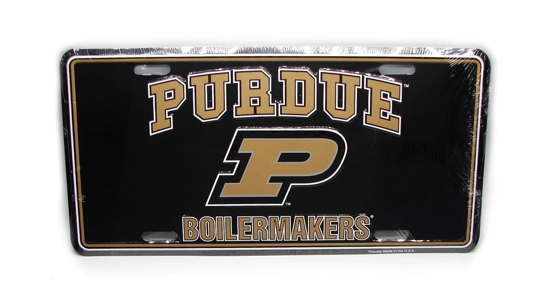 Officially Licensed Purdue University BOILERMAKERS 3D EMBOSSED Metal ...