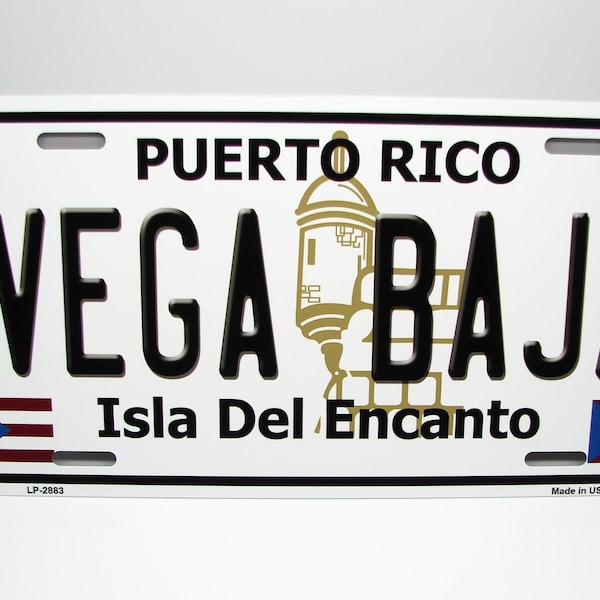 Puerto Rico License Plate Png - Etsy