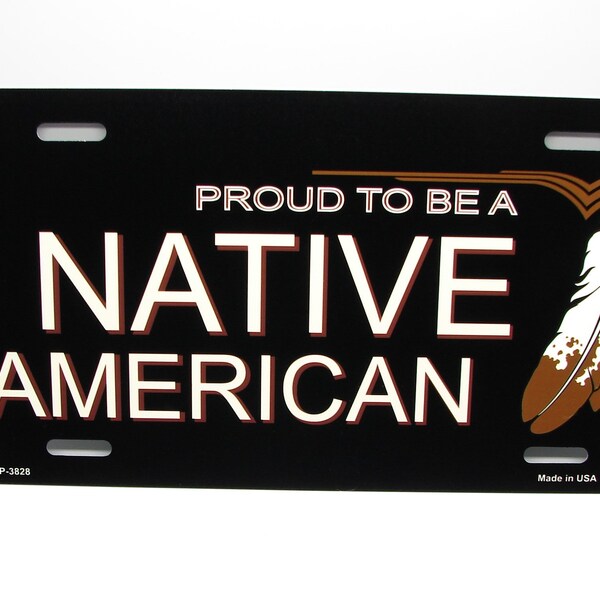 Native American Indian License Plates - Etsy