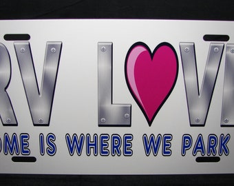 License Plate Motorhome - Etsy