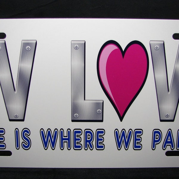 Rv License Plate - Etsy