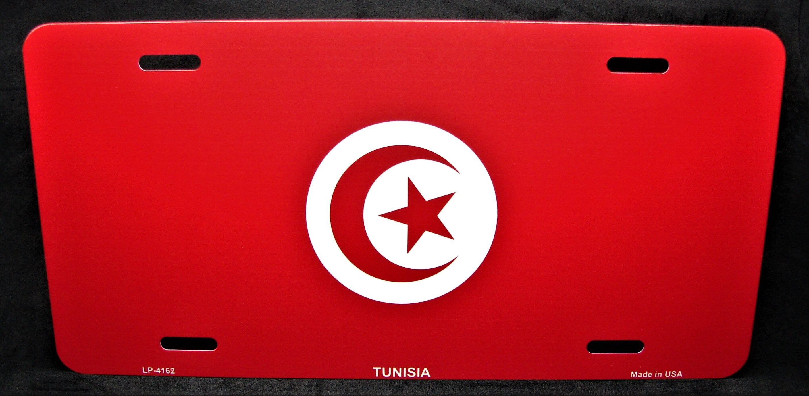 TUNISIAN TUNISIA FLAG Metal Car License Plate Auto Tag - Etsy