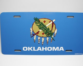 Oklahoma Custom License Plate Home Sweet Home - Etsy