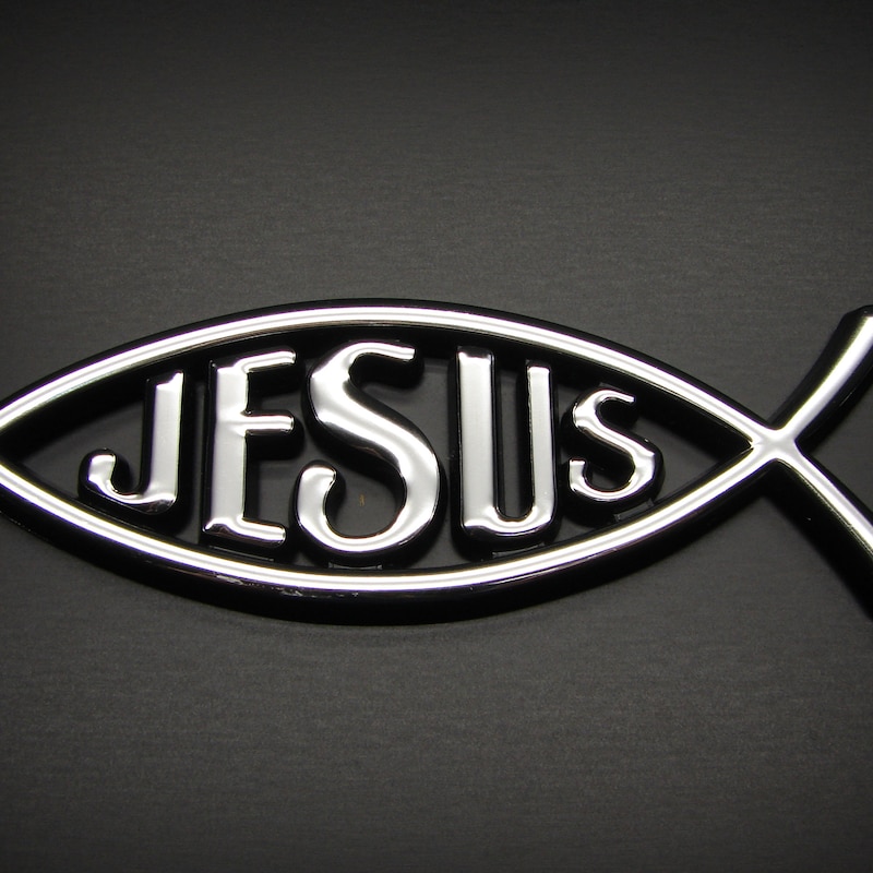 Jesus Fish Decal - Etsy