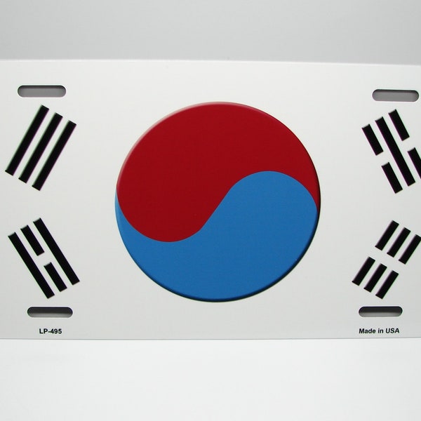 South Korean License Plate - Etsy