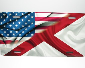 Alabama USA Custom License Plate Custom Car Tag - Etsy