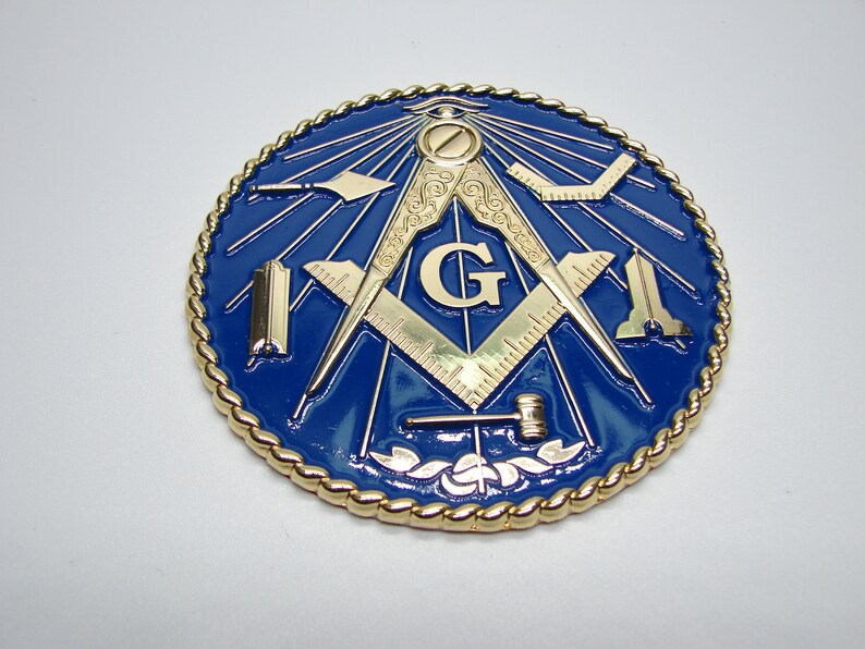 FREEMASON MASONIC 3D Car Emblem Heavy Duty Alloy Blue Enamel - Etsy