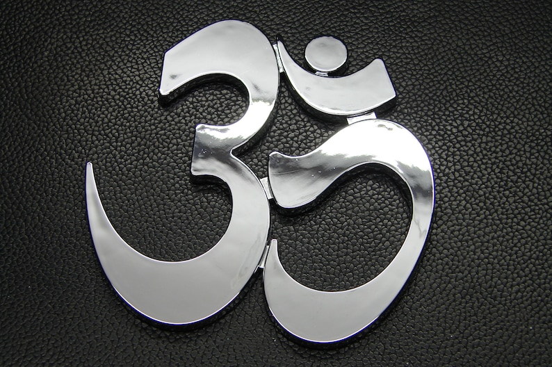 Yoga Hinduism Om NAMASTE OHM SYMBOL 3D Emblem Sticker Decal - Etsy