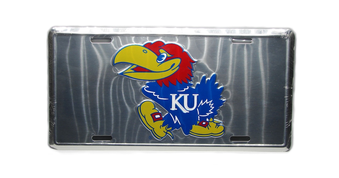 Officially Licensed KANSAS JAYHAWKS University of Kansas 3D EMBOSSED ...