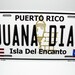 JUANA DIAZ Puerto Rico Isla Del Encanto Metal Car License Plate Auto ...