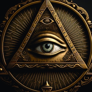 FREEMASON MASON MASONIC Eye the Eye of Providencethe All-seeing Eye ...