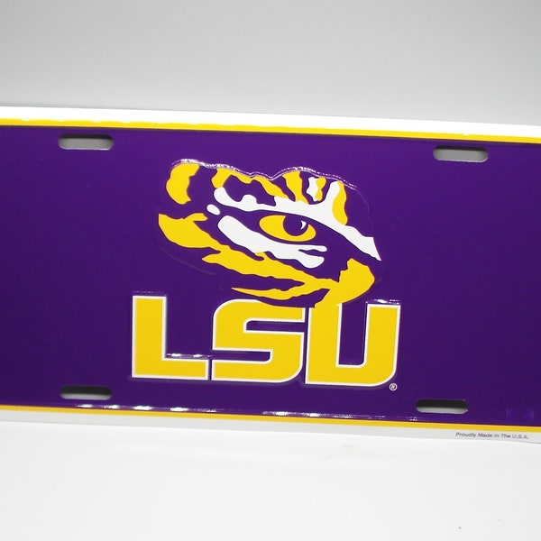 Lsu Car Sticker - Etsy