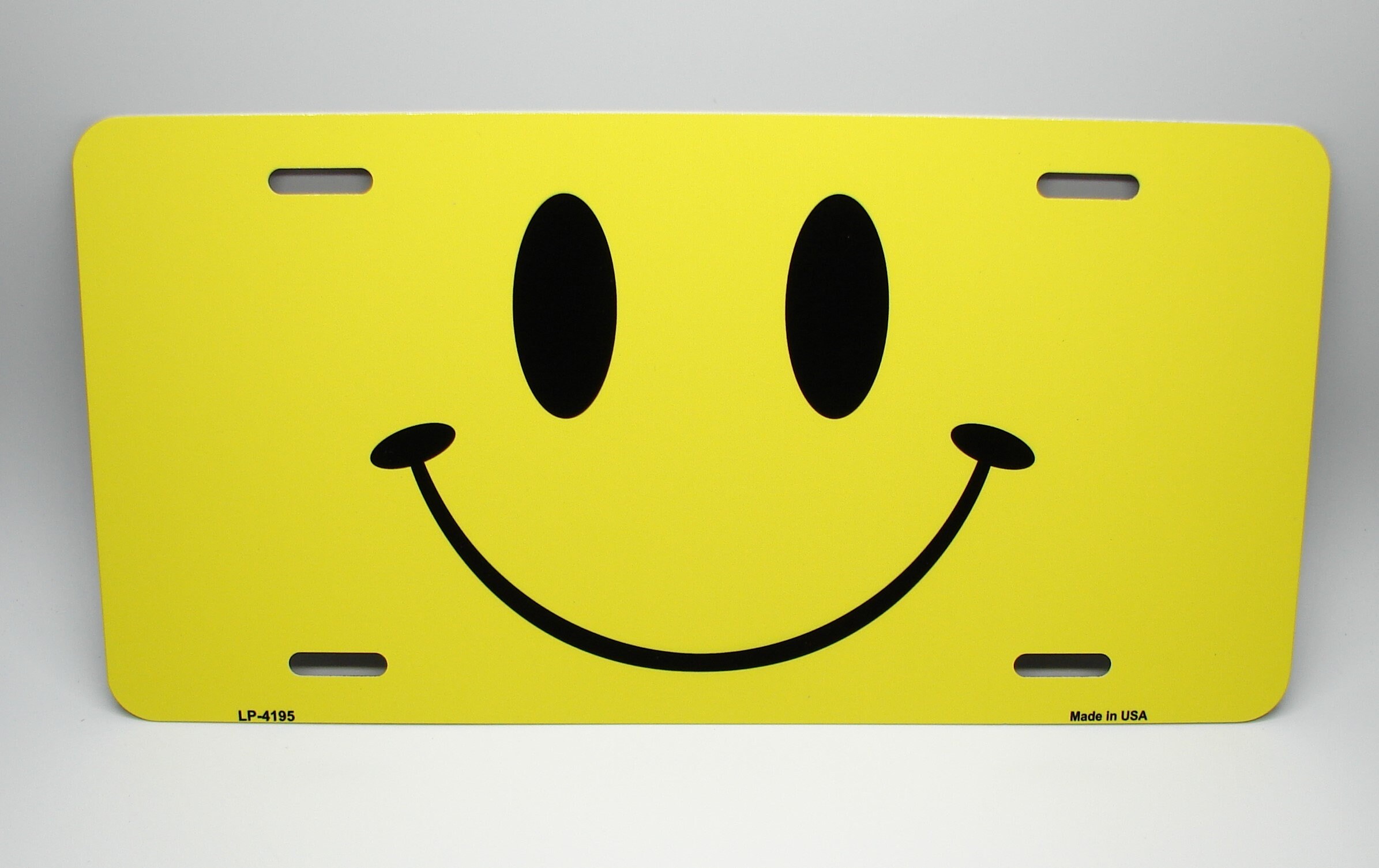 SMILEY Emoji HAPPY FACE Emoticon Metal Car License Plate Auto - Etsy UK