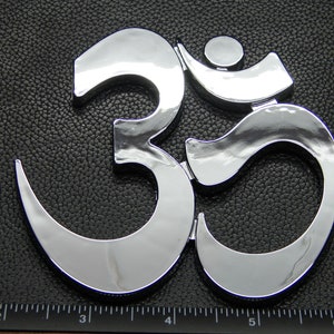 Yoga Hinduism Om, NAMASTE OHM SYMBOL 3D Emblem Sticker Decal for Cars ...