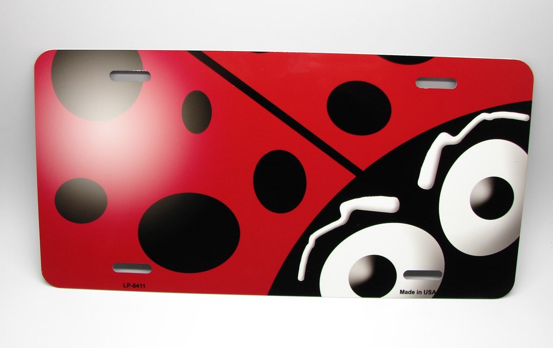 CUTE LADY BUG Metal Car Novelty License Plate Auto Tag - Etsy
