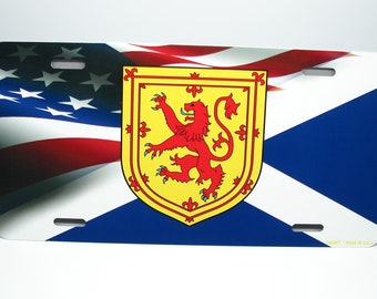Scottish Flag License Plate - Etsy