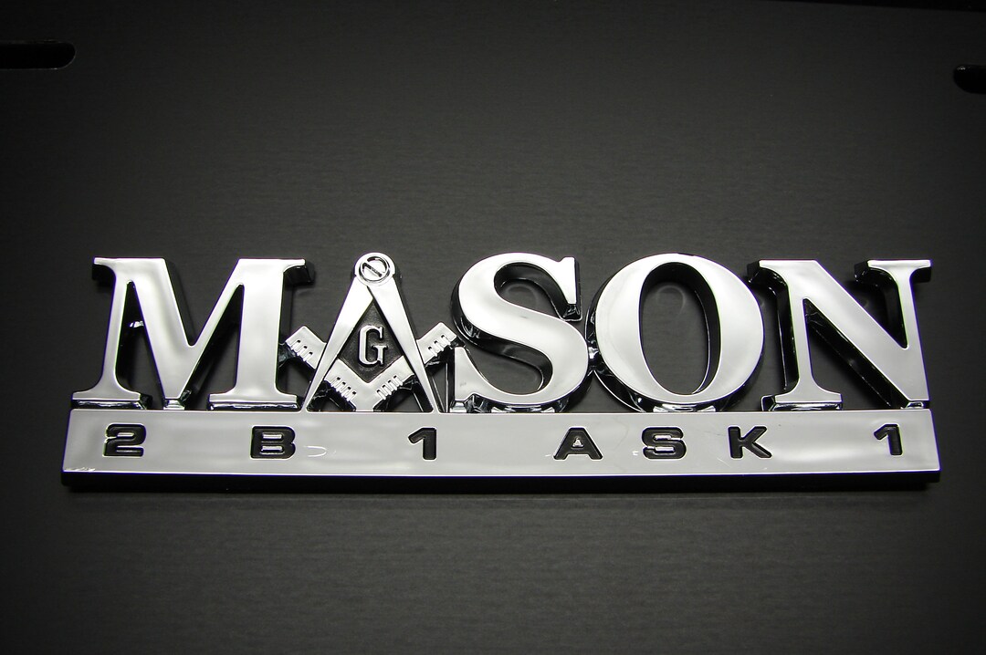 FREEMASON MASONIC 3D Durable ABS Plastic Car Emblem Mason Emblem - Etsy