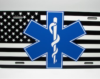 Ems Caduceus Flag - Etsy