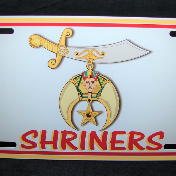 Shriner License Plate - Etsy