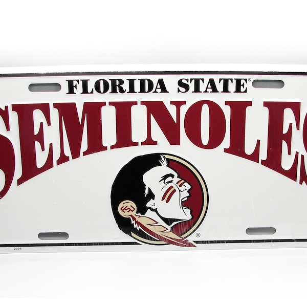 Fsu License Plate - Etsy