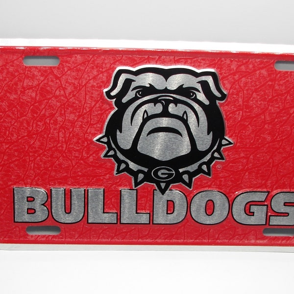 Bulldogs License Plate Covers - Etsy