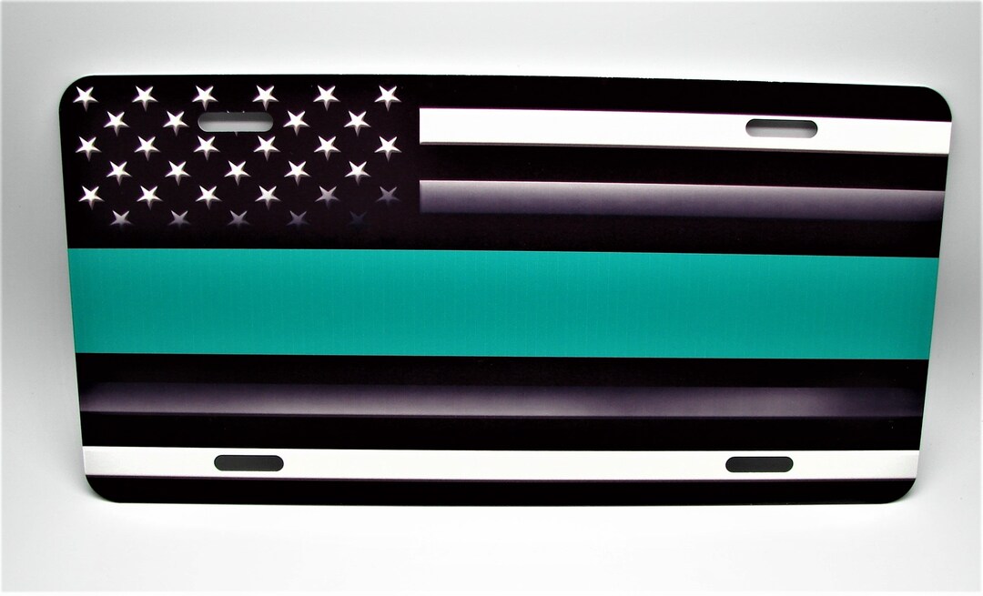 AMERICAN TACTICAL FLAG Thin Green Line Federal Agents Military Border ...
