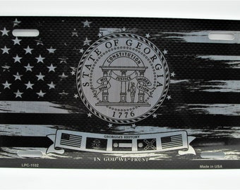 Georgia Car Tag - Etsy