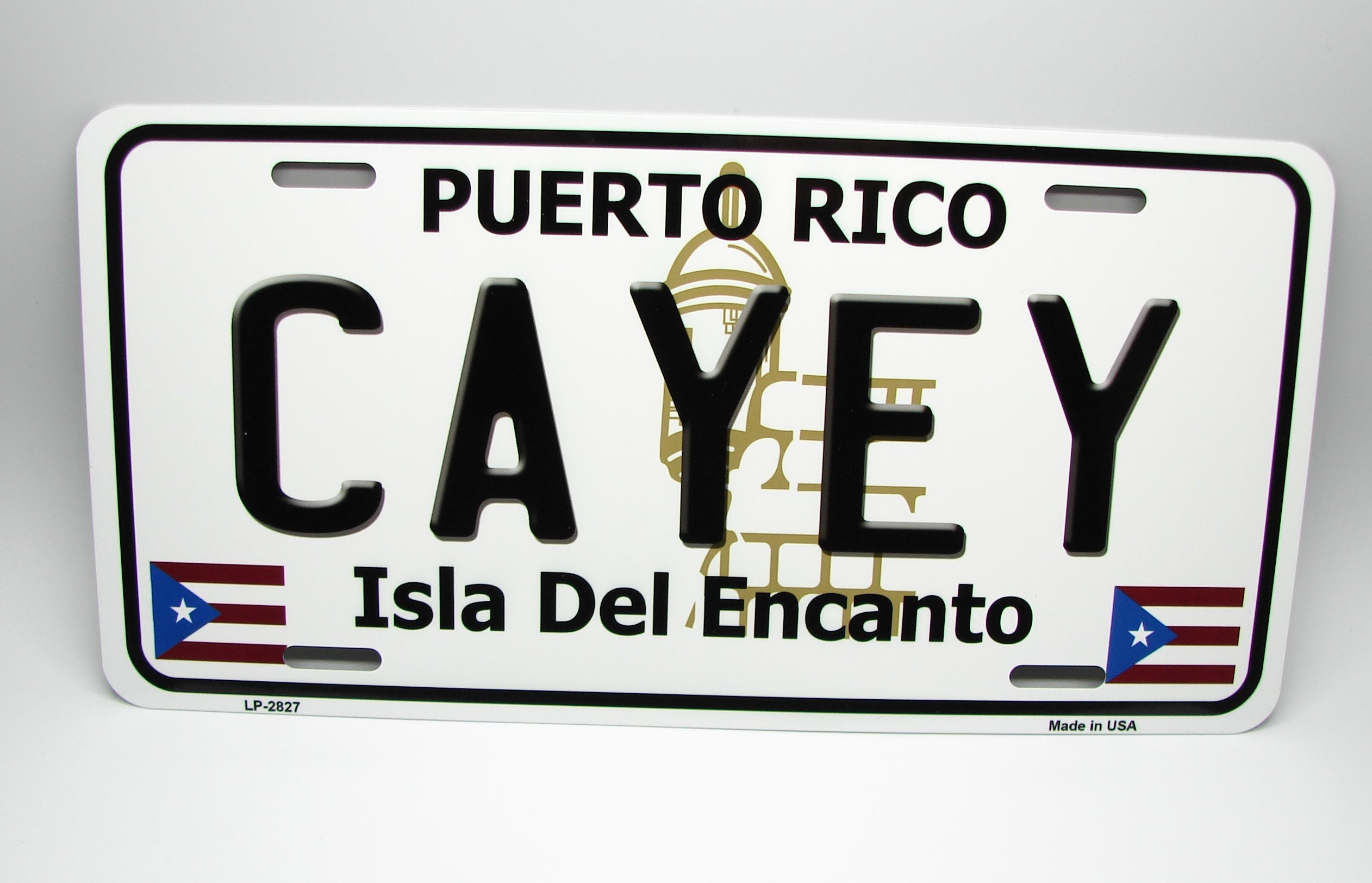 CAYEY PUERTO RICO Isla Del Encanto Metal Car License Plate - Etsy