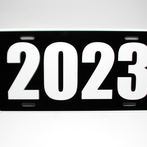 Custom Any Year CAR MODEL YEAR Metal Novelty Car License Plate Auto Tag ...