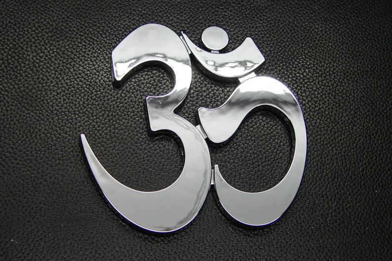 Yoga Hinduism Om NAMASTE OHM SYMBOL 3D Emblem Sticker Decal - Etsy